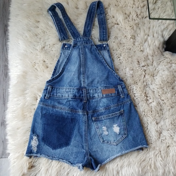 Harmony & Havov | Shorts | Harmony Havoc Button Down Distressed ...